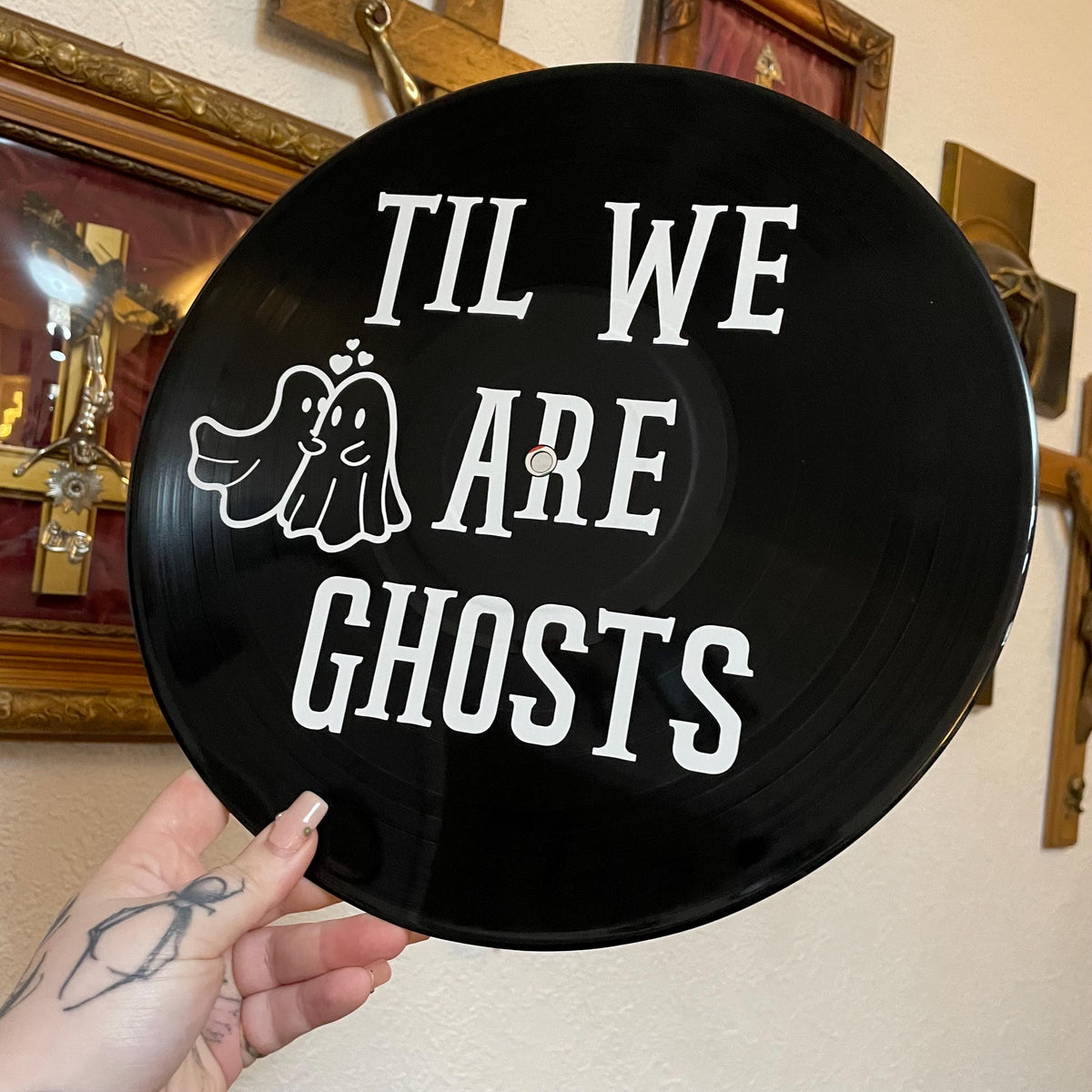 Til We Are Ghosts Record Wall Art, Gothic, Music Lover, Gift, Vinyl, T ...