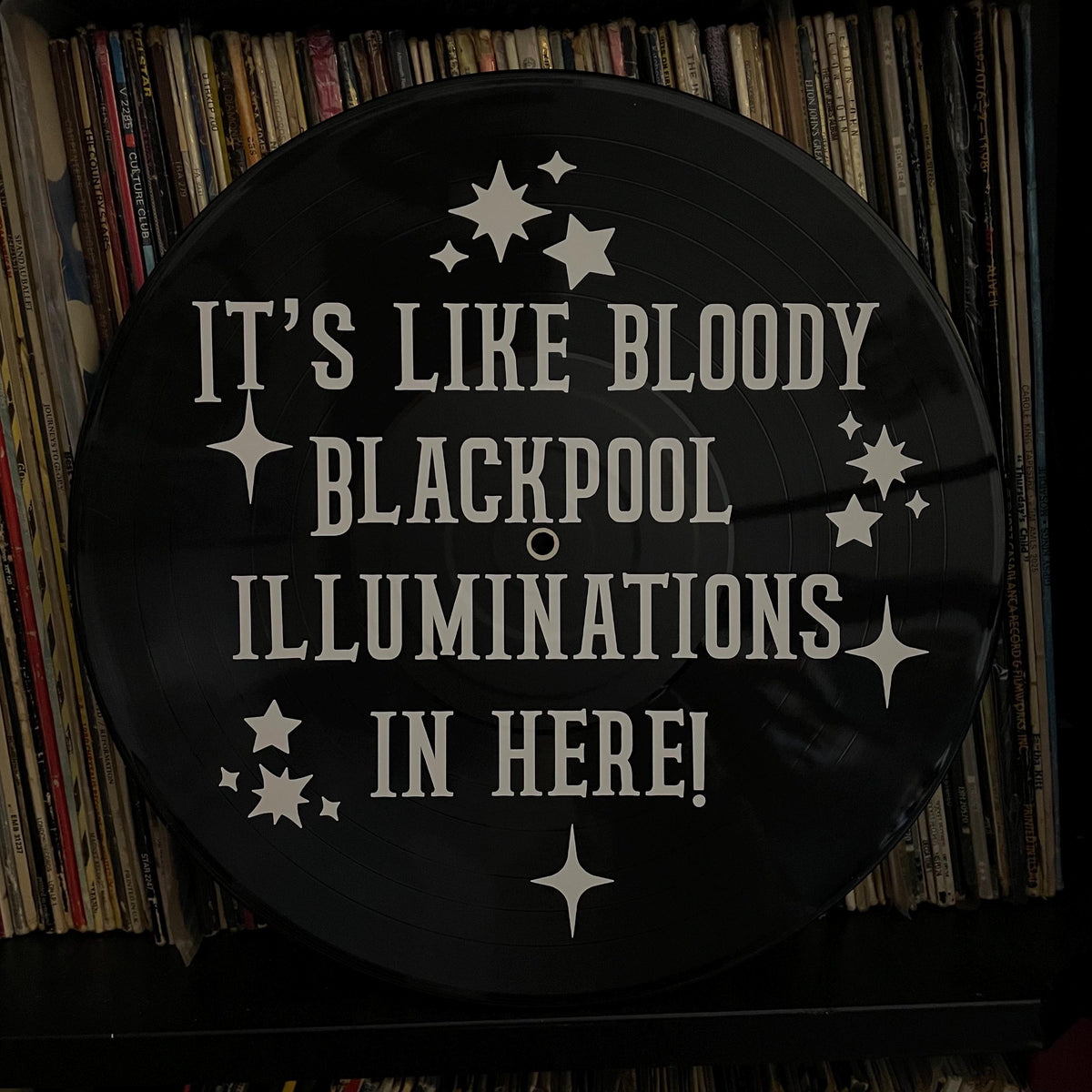 Blackpool Illuminations Quote, OTT , Record Wall Art, Music Lover, Gif ...